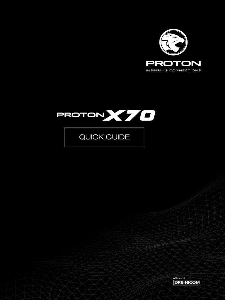 X70 MC2 Quick Guide Aug2024 | PDF | Trunk (Car) | Seat Belt