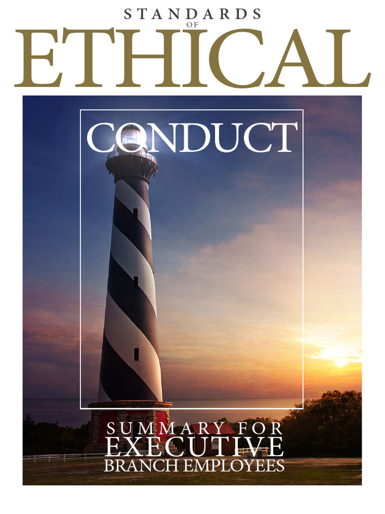 Standards of Ethical Conduct 508 | PDF | Gift | Employment