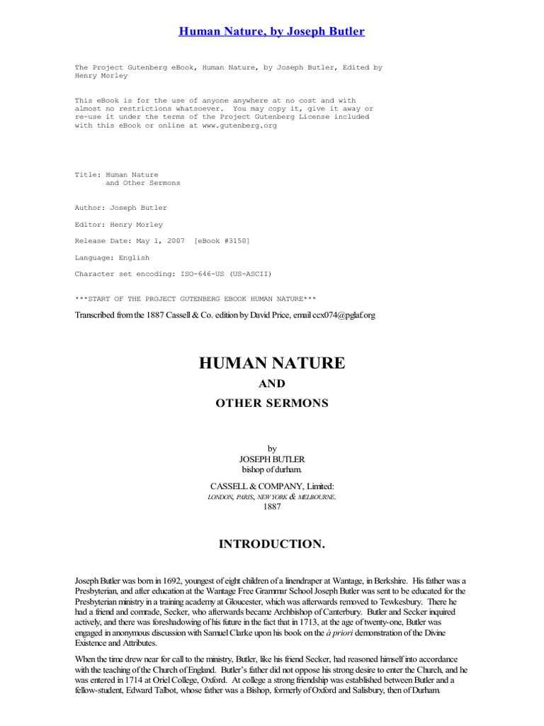 Human Nature - PDF Room | PDF | Conscience