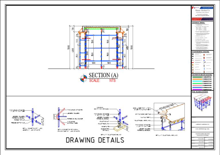 Lower Slab PLAN servive-03OF03 | PDF | Scaffolding | Structural Engineering