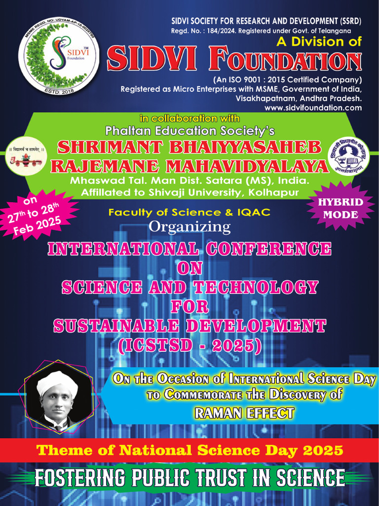 ICSTSD 2025 (1) | PDF | Science | Engineering