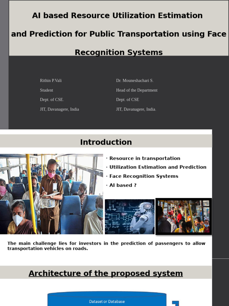 AI Based Resource Utilization Estimation and Prediction For Public Transportation Using Face ...