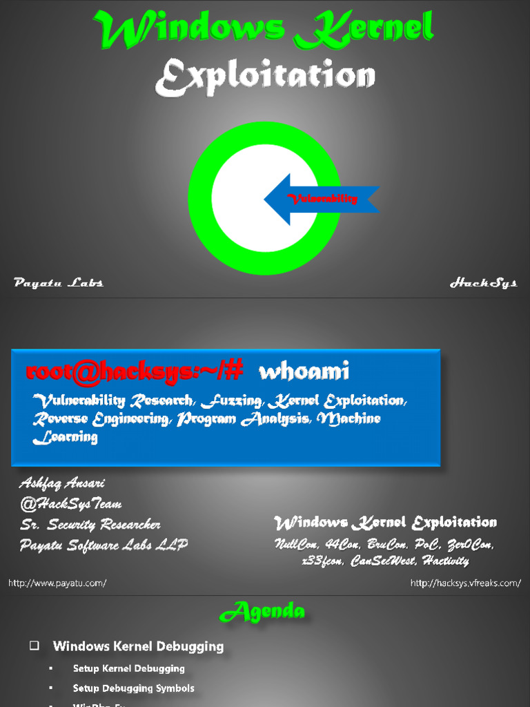 Windows Kernel Exploitation | PDF | Microsoft Windows | Kernel (Operating System)