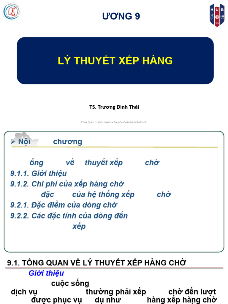 CHUONG 9. LY THUYET XEP HANG | PDF