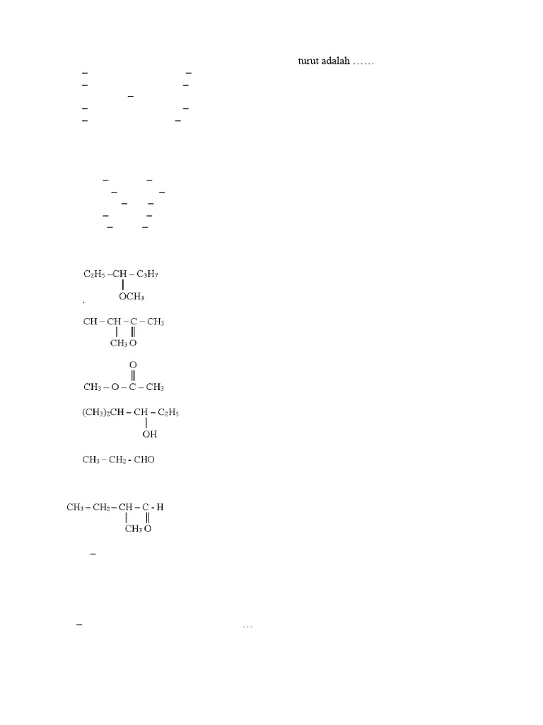 Soal Kimia PSAJ XII MIPA 2024 | PDF