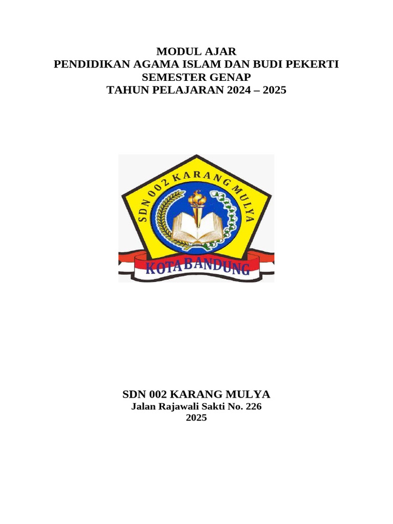 Cover Modul Ajar | PDF