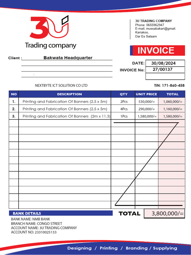 Nextbyte Ict Solution Invoice | PDF