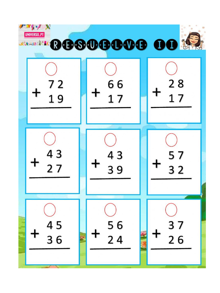 Sumas Con Llevadas | PDF