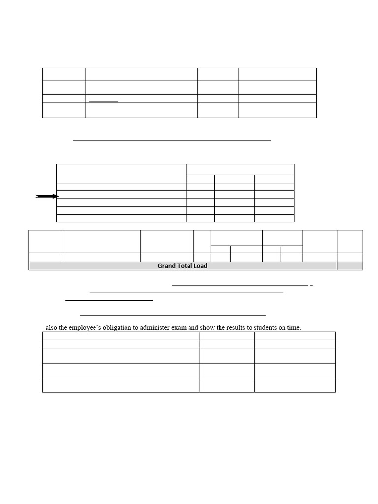 2017 First Semister - Extension - Course Instructors Contract | PDF ...