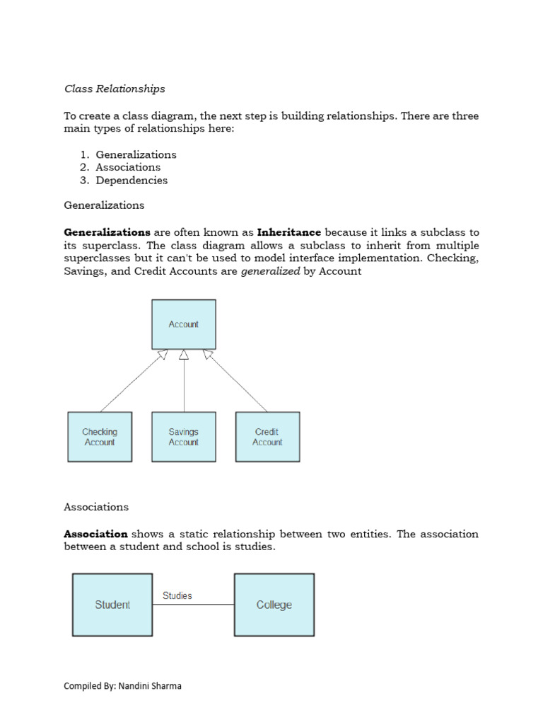 C++ Object-Oriented Class Diagrams | PDF | Class (Computer Programming ...