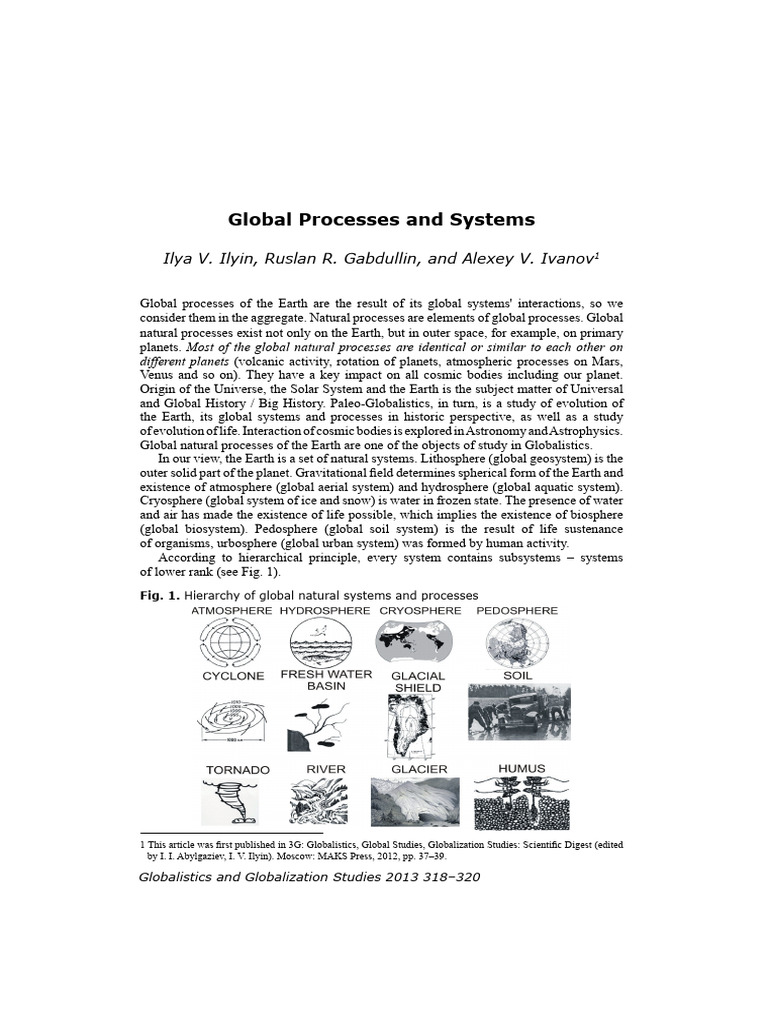 Earth's Global Natural Systems Overview | PDF | Earth | Water