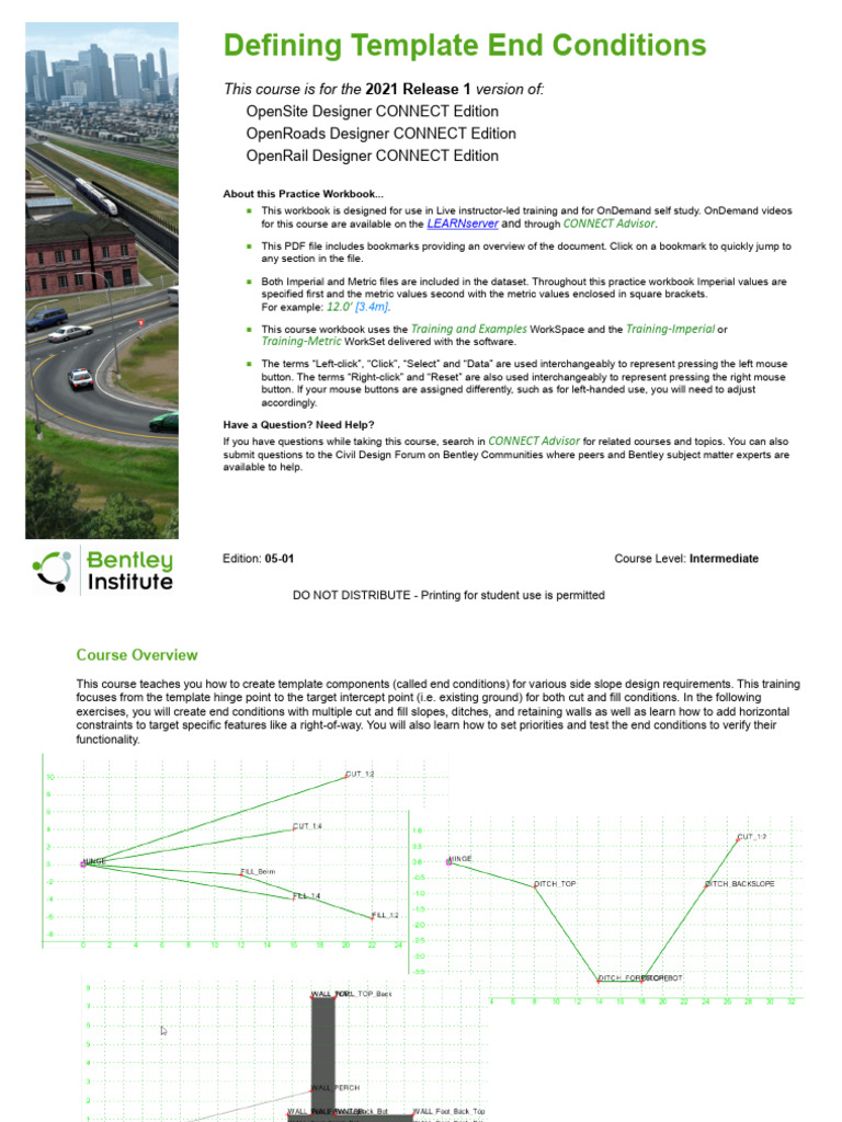 Defining Template End Conditions - 2021R1!05!01 | PDF | Copyright | Slope