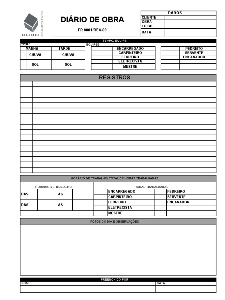 DIARIO DE OBRA