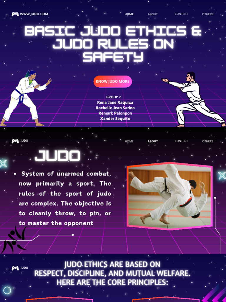 Judo Ethics & Safety Guide | PDF | Judo