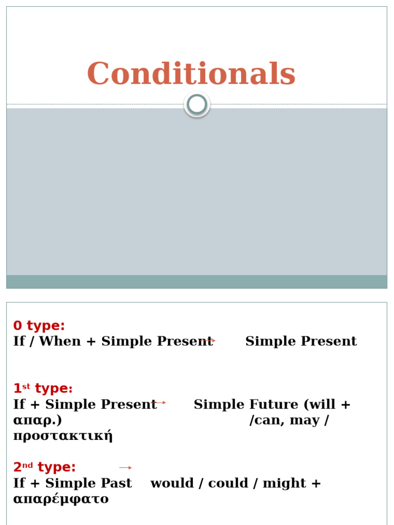 Conditionals THEORY | PDF
