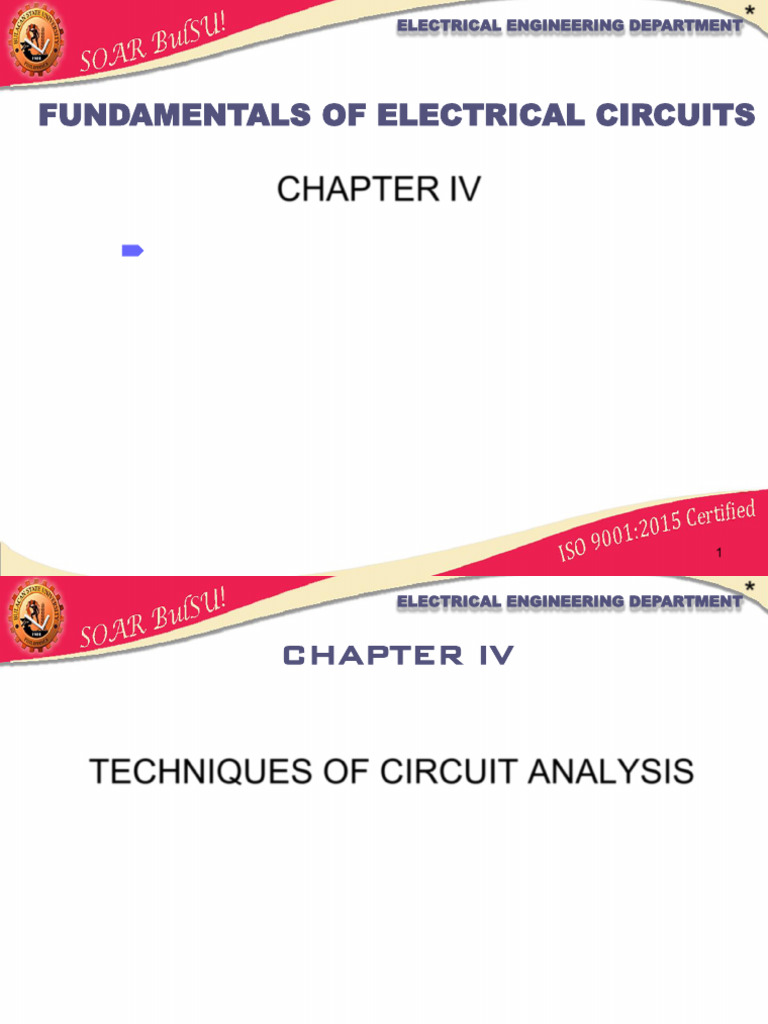 Circuit Analysis Techniques Explained | PDF | Electrical Engineering | Computer Engineering