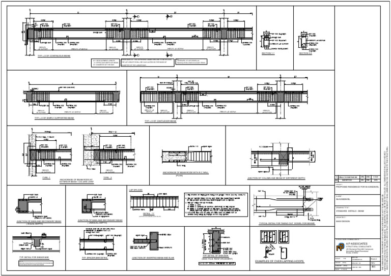 00-APA-889-ST-00-Mr - Kandavel Residence - Standard Details - (Beam ...