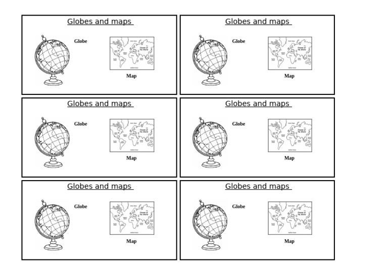 Maps vs. Globes: Key Differences | PDF