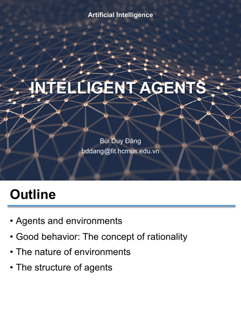 2023 Lecture02 IntelligentAgents | PDF | Utility | Learning