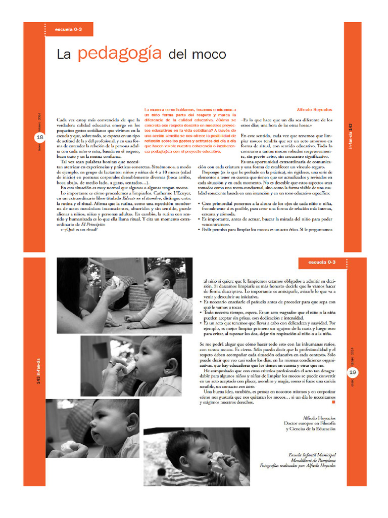 La Pedagogia Del Moco | PDF