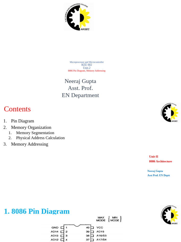 KEE 602 UNIT 2 Lecture 2 | PDF | Input/Output | Computer Hardware