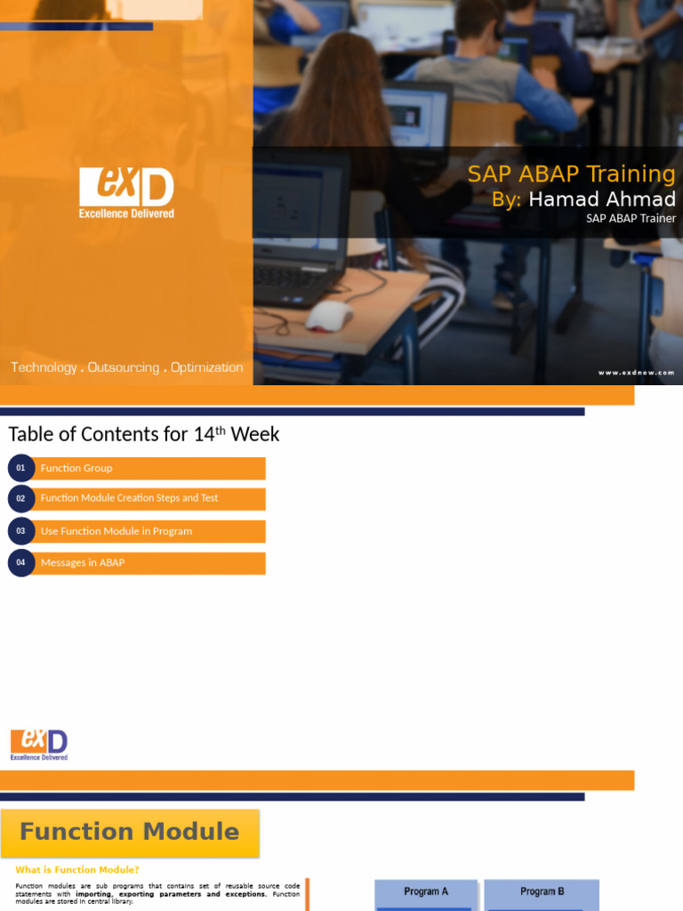 Education Presentation ABAP Week-14 | PDF | Parameter (Computer Programming) | Software Development