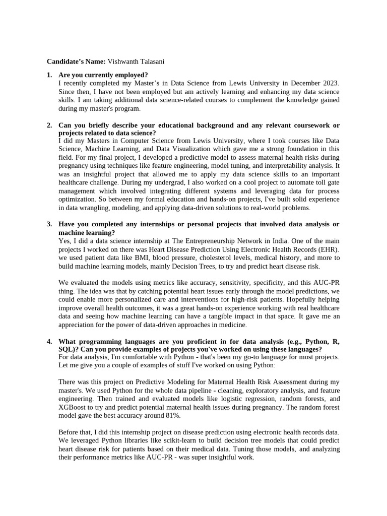 Candidate | PDF | Machine Learning | Cross Validation (Statistics)