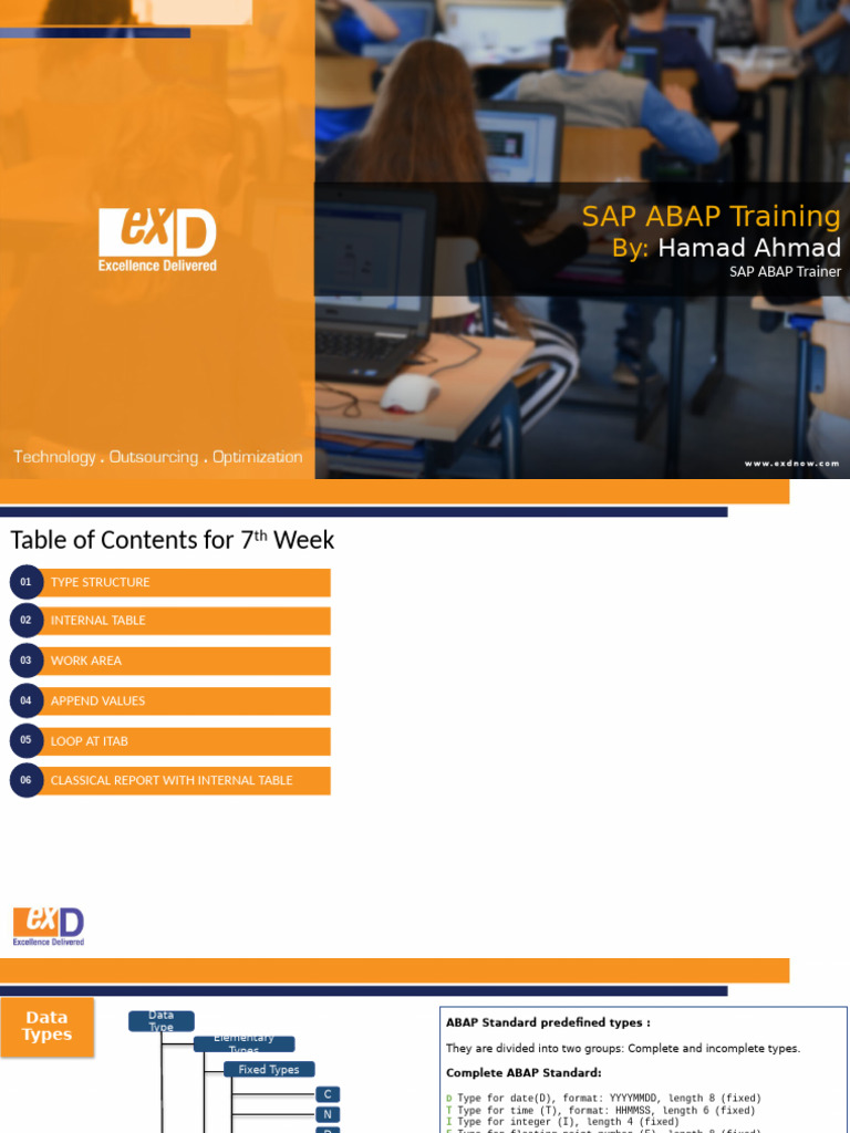 Education Presentation ABAP Week-7 | PDF | Data Type | String (Computer Science)