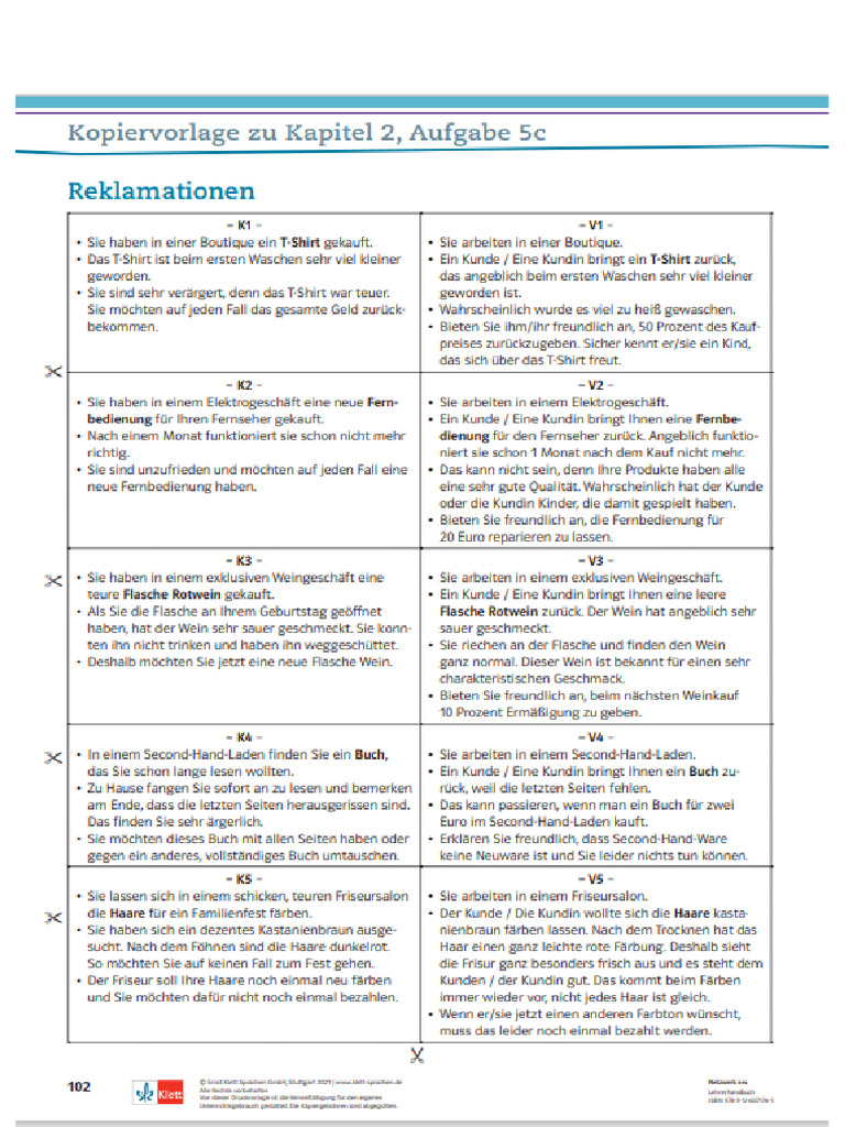 Reklamation B1 | PDF