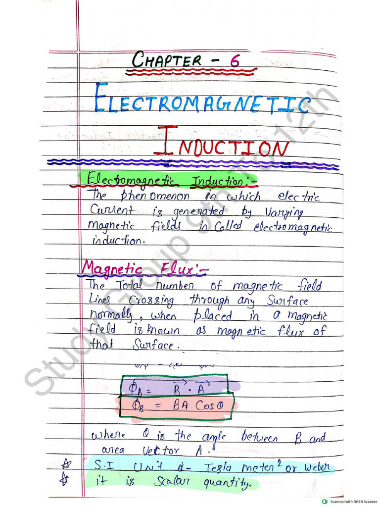 Electromagnetic Induction | PDF