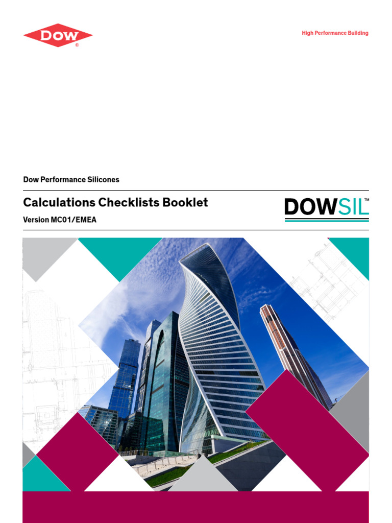 DOW HPB Calculation Checklists Booklet 2019 EMEA 2 (Uniglass1) | PDF ...