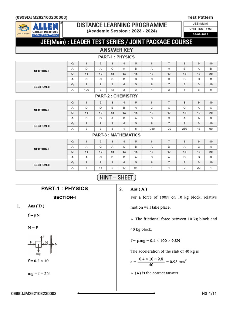 Solution_Report_31 | PDF | Physical Sciences | Physical Chemistry