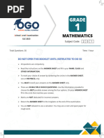 GRADE 1 Term 4 2023 Mathematics Assessment New | PDF | Mathematics