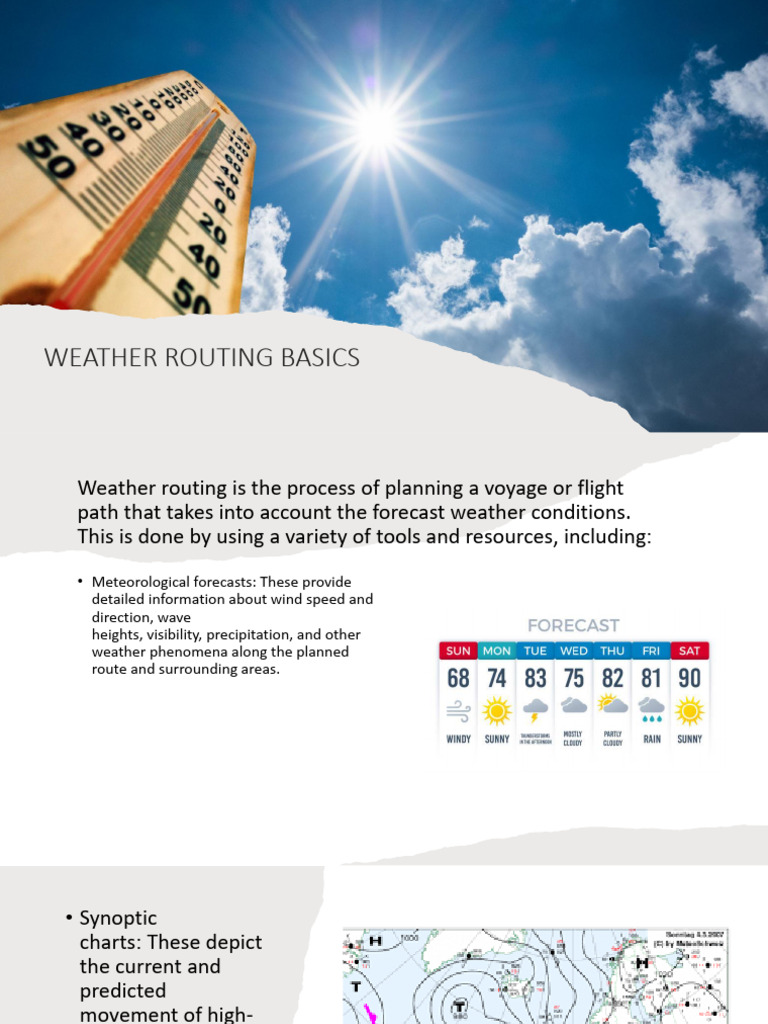 Weather Routing Essentials for Voyages | PDF | Weather Forecasting ...
