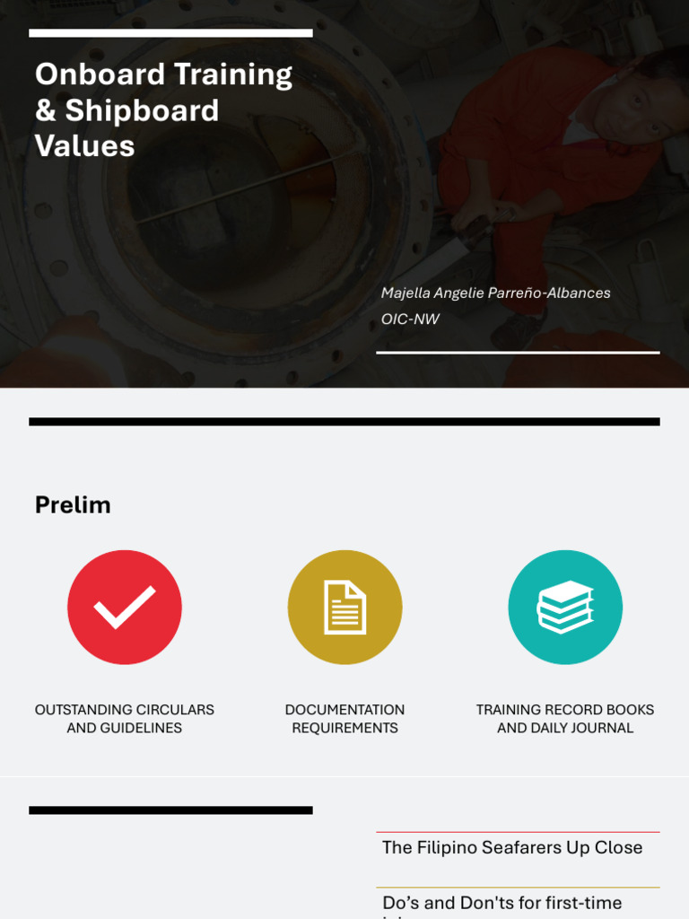 OBT Prelim | PDF | Sailor | Shipping