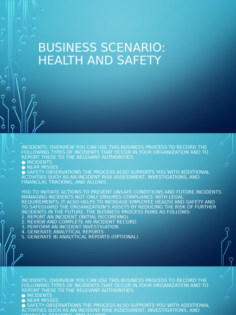 Business Scenario | PDF