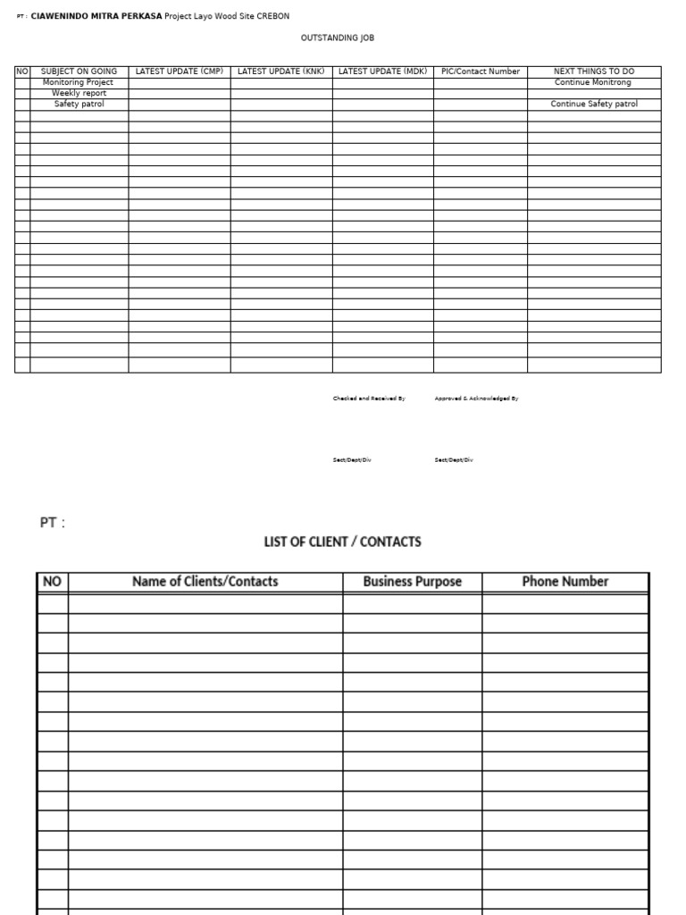 CMP-F-HR-015.00 - Exit Clearence (Lampiran) (1) HSE LAYO WOOD | PDF