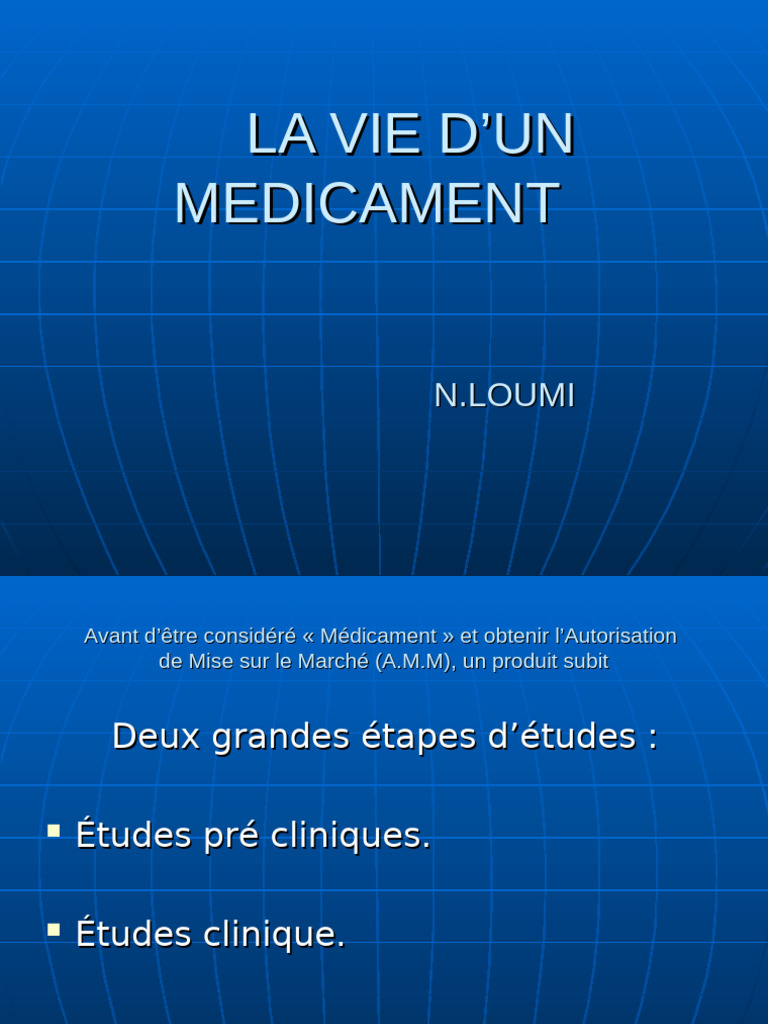 LA_VIE_DUN_MEDICAMENT | PDF | Essai clinique | Pharmacocinétique
