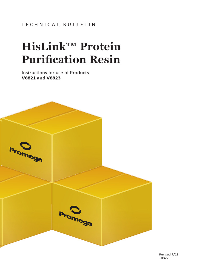HisLink Protein Purification Resin TB327 | PDF | Protein Purification ...