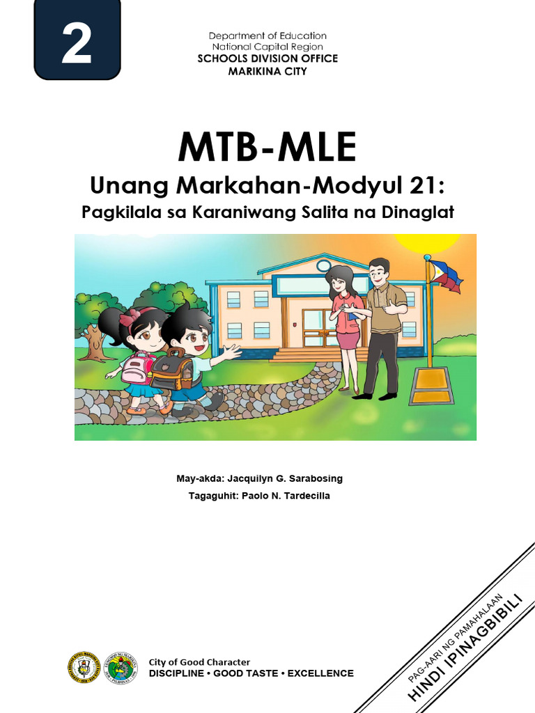 NCR Final MTB2 Q1 M21 | PDF