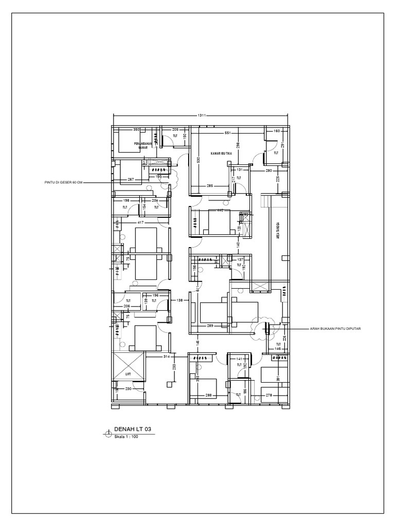 DENAH LT.03 110225 | PDF