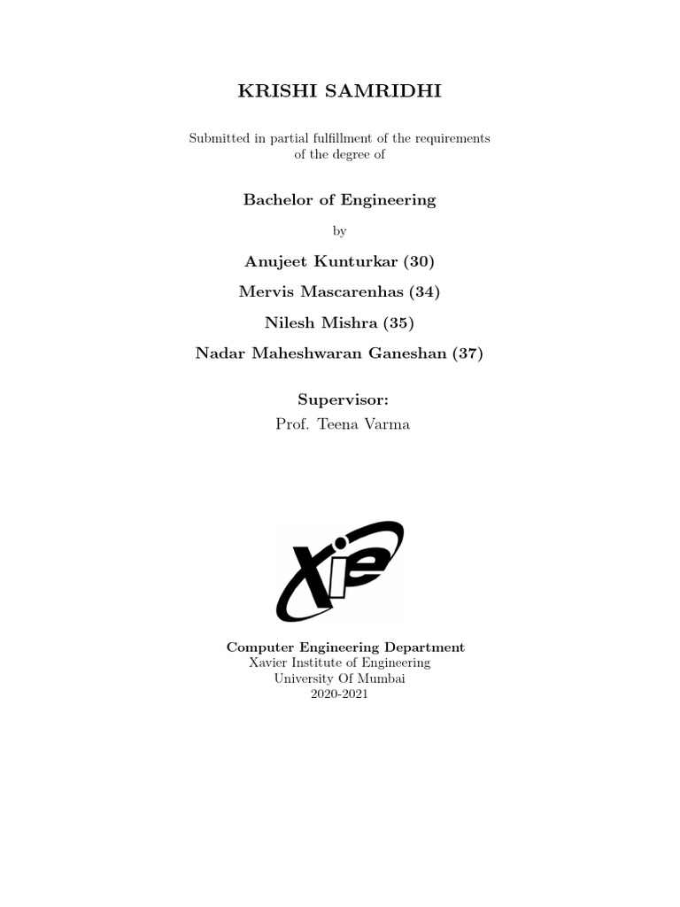 final_year | PDF | Support Vector Machine | Machine Learning