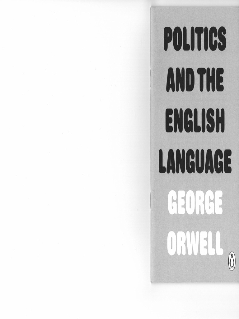 Politics and The English Language | PDF | Linguistics