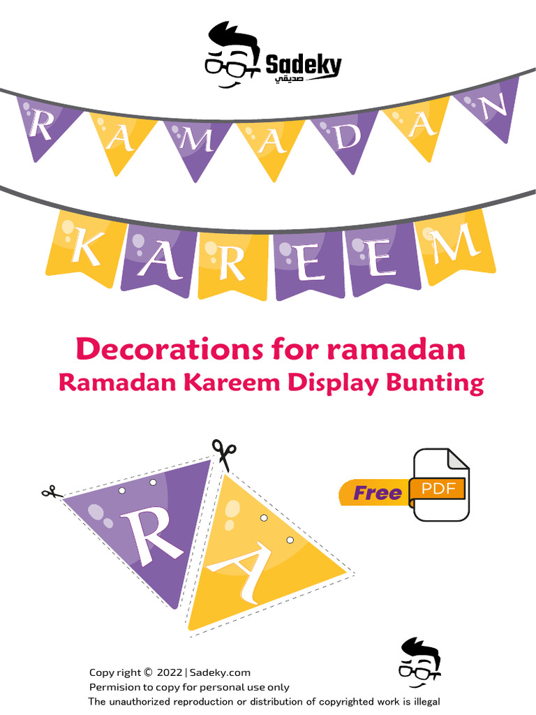 Free Ramadan Decorations Printable | PDF