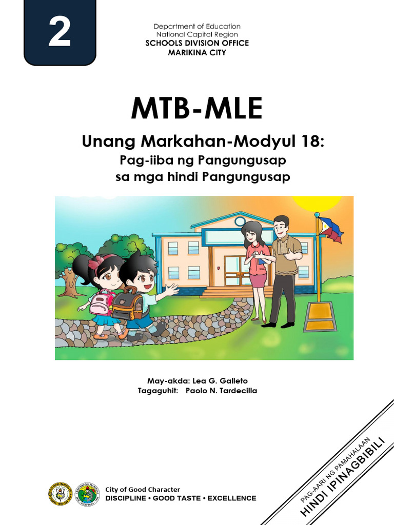 NCR Final MTB2 Q1 M18 | PDF