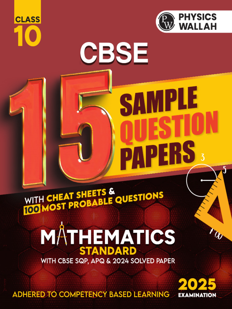 CBSE_15_Sample_Question_Papers_Class_10_Mathematics_Standard_1 | PDF ...