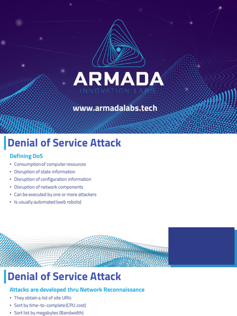 16_DoS Mitigation | PDF | Denial Of Service Attack | Network Architecture