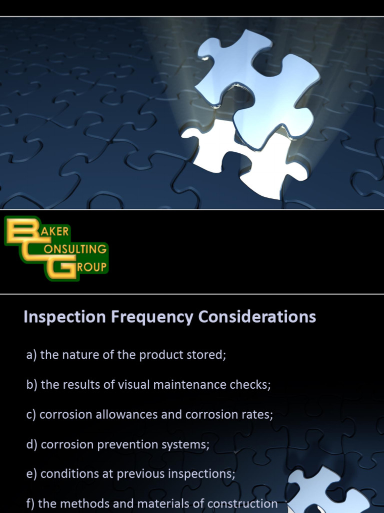 API 653 Tank Inspection Intervals Guide | PDF | Corrosion | Fracture