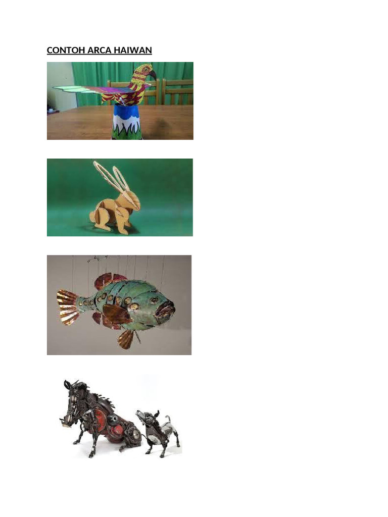 Contoh Arca Haiwan | PDF