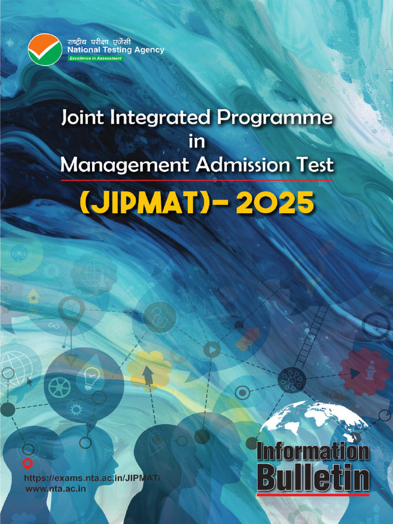 Information Bulletin Jipmat 2025 | PDF | Multiple Choice